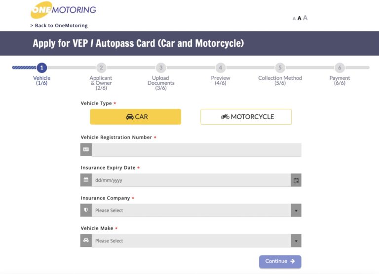 How to Apply for VEP/ Autopass Card for Foreign-Registered Car or ...